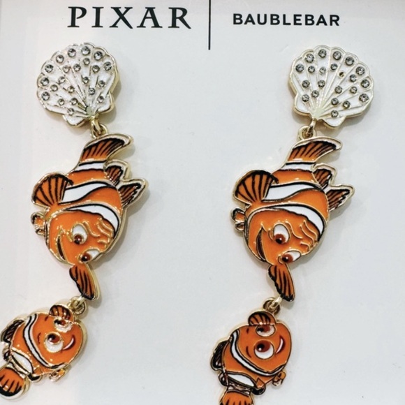 BaubleBar | Jewelry | Nwt Baublebar Pixar Disney Nemo Earrings | Poshmark